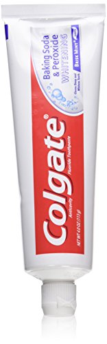 Colgate Baking Soda and Peroxide Whitening Bubbles Toothpaste, Brisk Mint, 4 Ounce