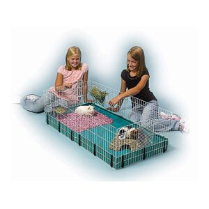 midwest guinea habitat guinea pig cage, 47" l x 24" w x 14" h