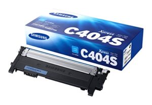 hp samsung electronics clt-c404s/xaa toner, cyan (st970a)