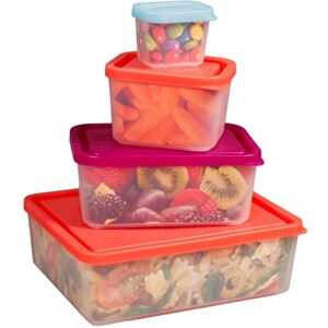 Bentology Bento Box Portion Control Lunch Box - Meal Prep Container Kit with Weight Loss Plan Booklet