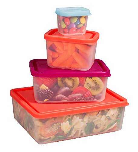 Bentology Bento Box Portion Control Lunch Box - Meal Prep Container Kit with Weight Loss Plan Booklet