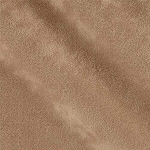 soft suede mocha, fabric by the yard