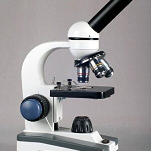 AmScope M150C-SP14-WM 40X-1000X Portable Student Microscope with Slide Preparation Kit and Book