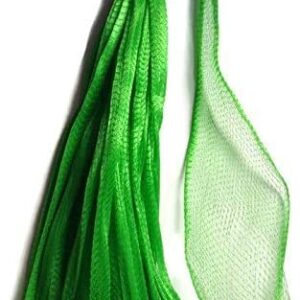 100pcs 15" Green Reusable Nylon Mesh net Produce Grocery Toys Fruits Vegetables Storage Poly Bags