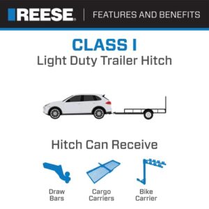 Reese 77319 Class 1 Trailer Hitch, 1.25 Inch Receiver, Black, Compatible with 2016-2022 Honda HR-V