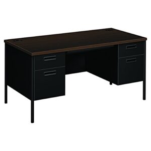 hon the company desk, 60" w x 30" d x 29 1/2" h, brown