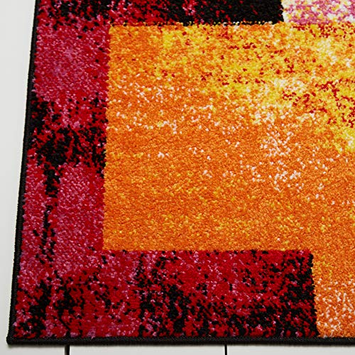 Home Dynamix Splash Scarlet Rug 3'3"x4'3" Ivory/Pink/Orange/Blue