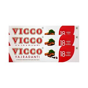 vicco vajradanti toothpaste- 200g (pack of 3)