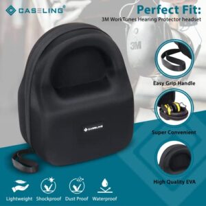 caseling Hard Case Fits 3M WorkTunes Connect Hearing Protector (case only)