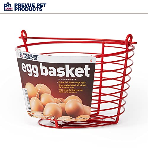 Prevue Pet Products 8 Inch Red Egg Basket 468