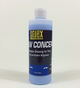 ardex tire and trim shine - dash and vinyl dressing new concept 16 oz. - diy like the pros