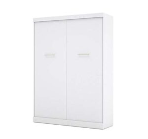 bestar nebula 65w queen murphy bed in white