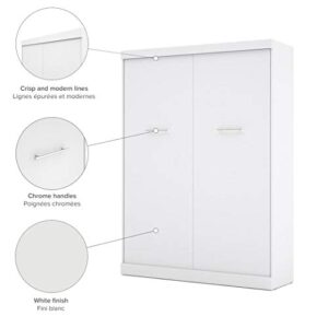 Bestar Nebula 65W Queen Murphy Bed in White