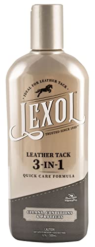 Manna Pro Lexol 3-in-1 Leather Care Spray, 16.9-Ounces