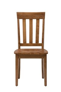 jofran: , simplicity, dining side chair, 18"w x 23"d x 38"h, honey finish, (set of 2)