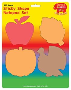 fall sticky notepad set