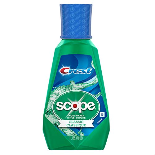 Crest Scope Classic Mouthwash, Original Formula, 1 L