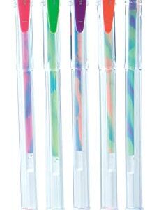 Raymond Geddes Multicolored Swirl Gel Pens (Pack of 50)