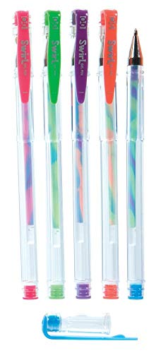 Raymond Geddes Multicolored Swirl Gel Pens (Pack of 50)