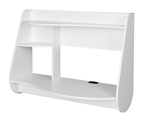 Prepac Kurv Floating Desk, White (WEHW-0901-1)