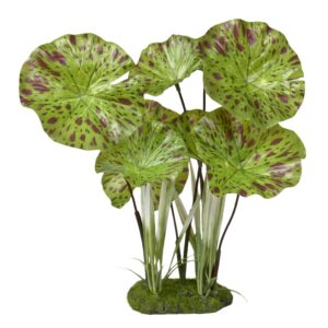 blue ribbon pet products 030157018597 color burst florals lotus plant