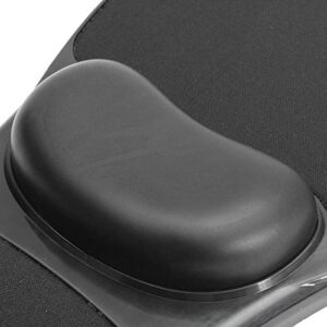 SKYZONAL Home Office Computer Arm Rest Chair Armrest Mouse Pad Mat Wrist Support Black (Please Measure Chair arm Rest Size and Confirm Our Straps Size Before Ordering)