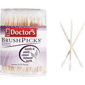 The Doctor's Brushpicks 275 Each - 4 Pack = 1100 Brushpicks Improvement in Your Oral Health.