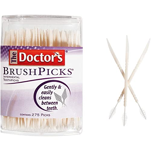 The Doctor's Brushpicks 275 Each - 4 Pack = 1100 Brushpicks Improvement in Your Oral Health.