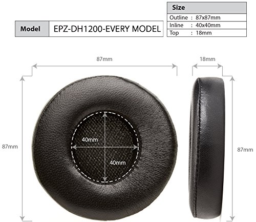 Dekoni Audio Velour Replacement Ear Pads for Technics RP-DH1200