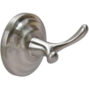 south main hardware elm collection robe hook, satin nickel