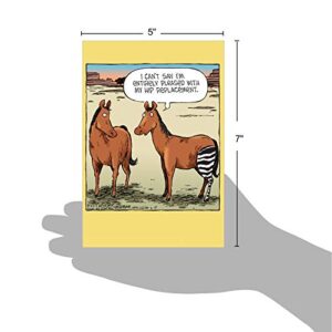 NobleWorks - Funny Get Well Soon Card with Envelope - Surgery Humor, Feel Better Recovery Greeting Card - Hip Replacement C1770GWG