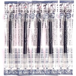 Zebra 1.0mm Black Ink Refill (JF-1.0), for Zebra Sarasa Clip 1.0 Gel Ballpoint Pen(JJE15-BK), × 5 Pack/total 5 pcs (Japan Import) [Komainu-Dou Original Package]