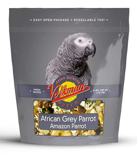 Volkman Avian Science Super African Grey Bird Food 4lb