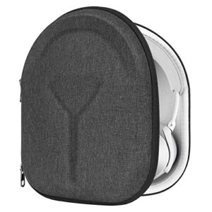 geekria shield headphones case compatible with bang & olufsen beoplay h9i, h95, h9, h8, h8i, h6, h4 case, replacement hard shell travel carrying bag with cable storage (dark grey)