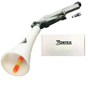 hi-tech vortex cleaning gun - quickly blasts dirt and dust from surface - works with air compressor (vortex ii)