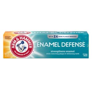 ARM & Hammer Truly Radiant Bright & Strong Fluoride Anticavity Toothpaste Fresh Mint 4.3 oz (Packs of 2)