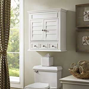 Crosley Furniture Lydia Bathroom Wall Cabinet, White