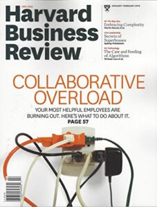 harvard business review january/february 2016 [single issue magazine]