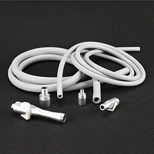 Melleco Dental Saliva Ejector Suction Valves SE/HVE Tip Adaptor + 2 Tubing Hose Tu​BES