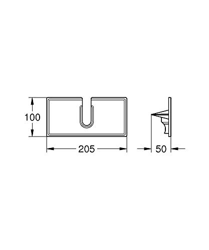 Grohe 26362LN0 Euphoria System Easyreach Tray, White