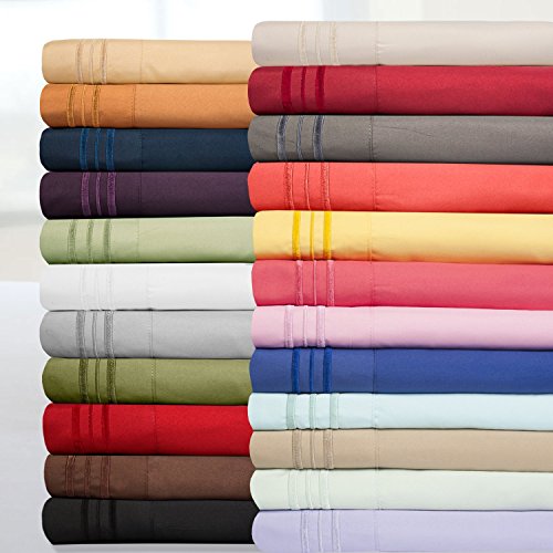 Queen Size Bed Sheets - Breathable Luxury Sheets with Full Elastic & Secure Corner Straps Built In - 1800 Supreme Collection Extra Soft Deep Pocket Bedding Set, Sheet Set, Queen, Mint