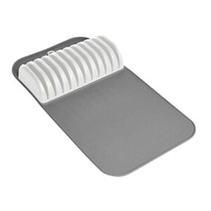 madesmart classic large knife mat soft-grip, non-slip drawer, long-lasting home organization, bpa free, premiumwhite