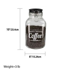 Home Basics B01A7OFF44, Coffee, Clear