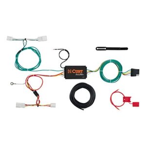 curt 56309 vehicle-side custom 4-pin trailer wiring harness, fits select scion im, toyota corolla