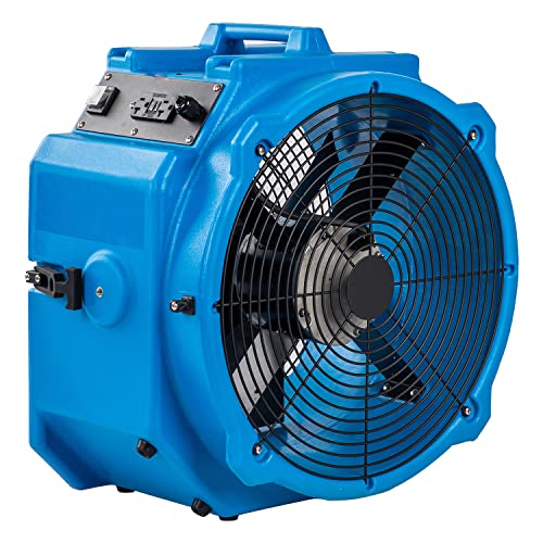 MOUNTO Mt4000A 1/4hp 4000cfm Axial Air Mover Floor Dryer Drum Fan