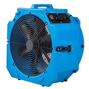 MOUNTO Mt4000A 1/4hp 4000cfm Axial Air Mover Floor Dryer Drum Fan