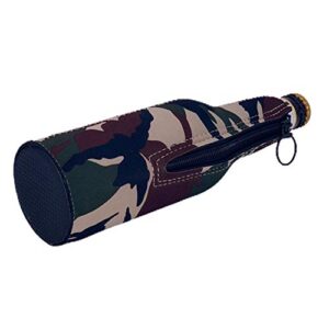 Blank Neoprene Beer Bottle Coolie (1, Green Camo)