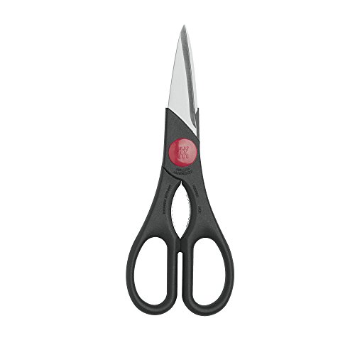 ZWILLING Twin Kitchen Shears, Multi-Purpose, Bottle Opener, Dishwasher Safe, Heavy Duty, Forged Stainless Steel Blades, Black