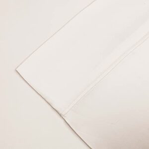 SUPERIOR Modal from Beechwood 300-Thread Count Solid Deep Pocket Sheet Set, King, Ivory, 4-Piece SetxSuperior