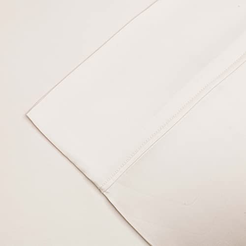 SUPERIOR Modal from Beechwood 300-Thread Count Solid Deep Pocket Sheet Set, King, Ivory, 4-Piece SetxSuperior